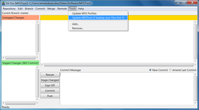 Installation and Update of NXP MFGTool and congatec Bootloader Profiles ...