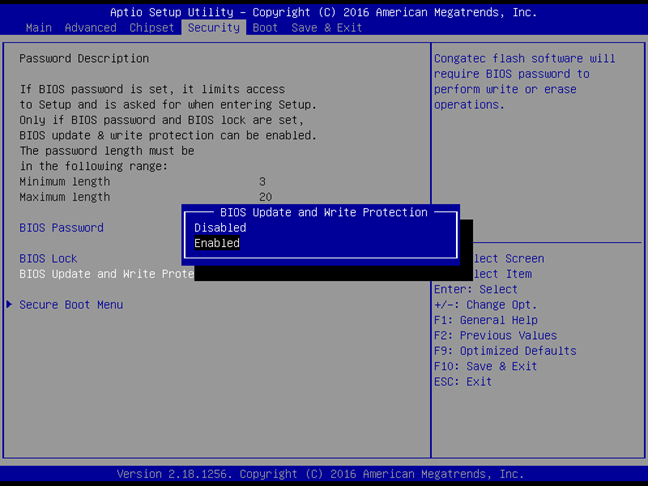 BIOS Update and Write Protection (AN05) - conga-wiki